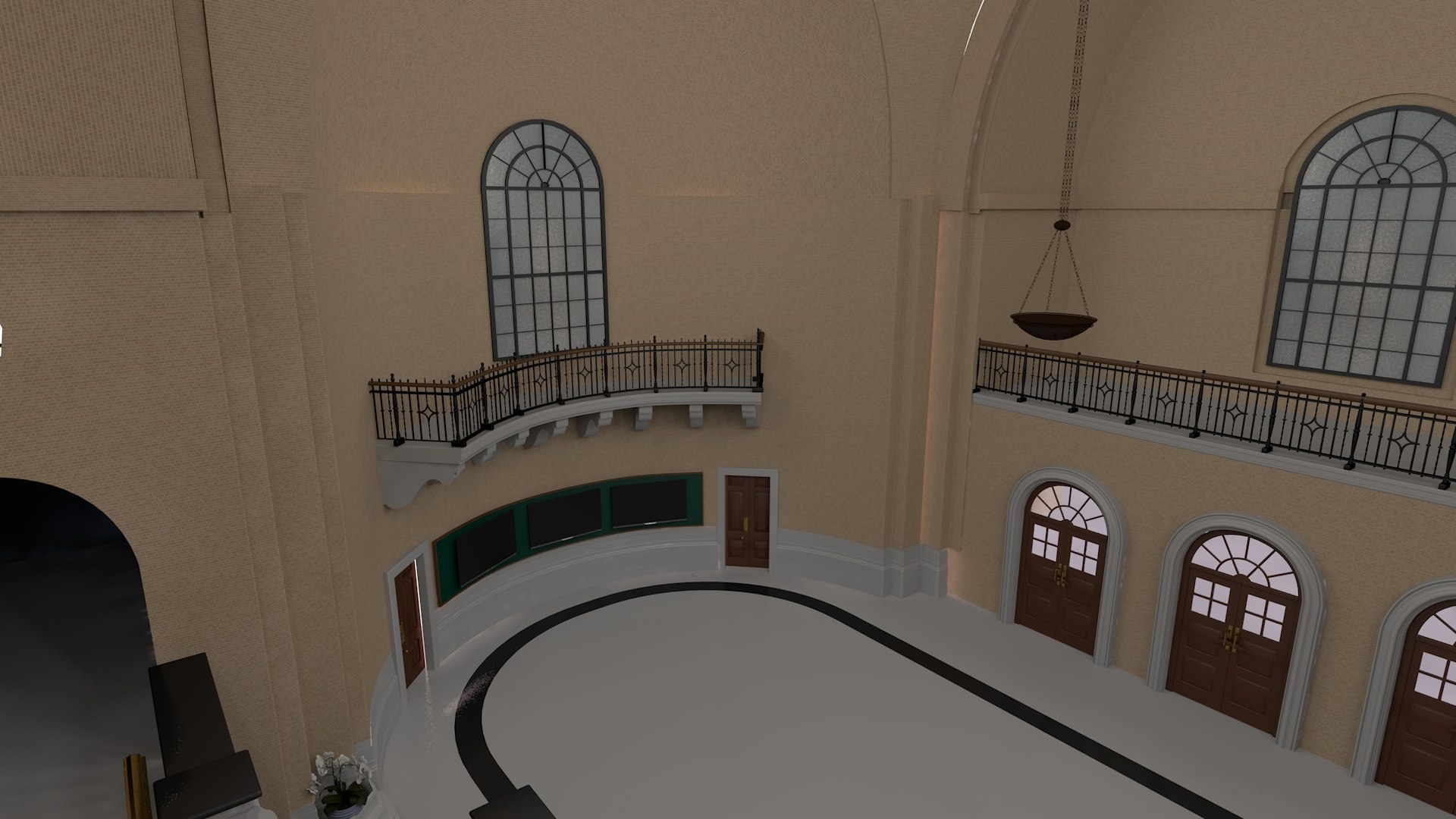 3D Emmanuel Center Foyer - TurboSquid 2098447