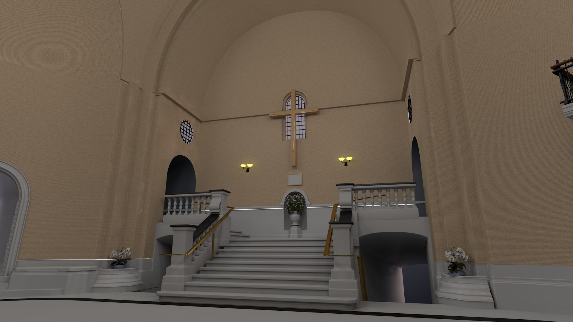 3D Emmanuel Center Foyer - TurboSquid 2098447