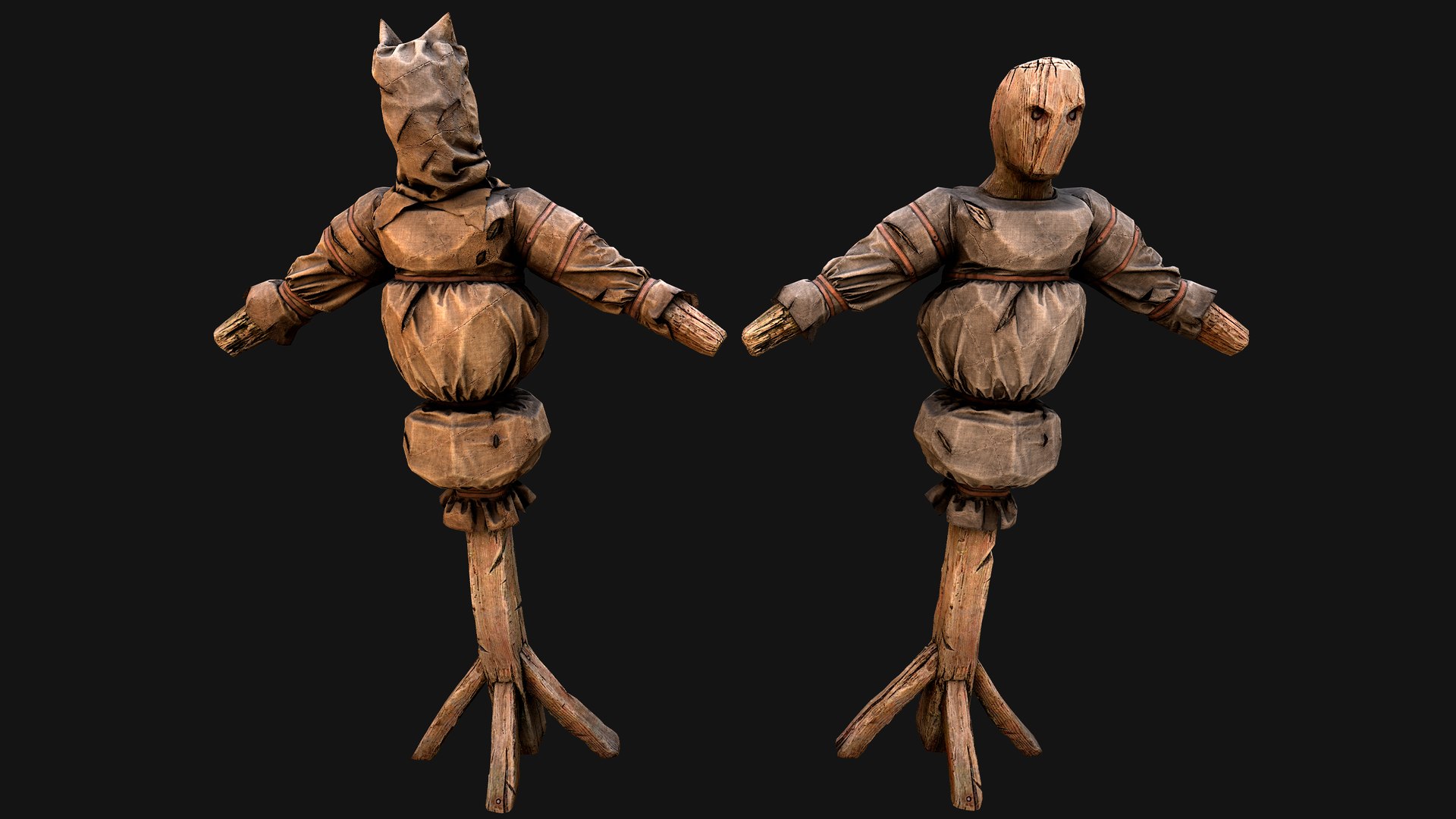 3D Wooden Dummy Medieval Training Camp Environment Model - TurboSquid ...
