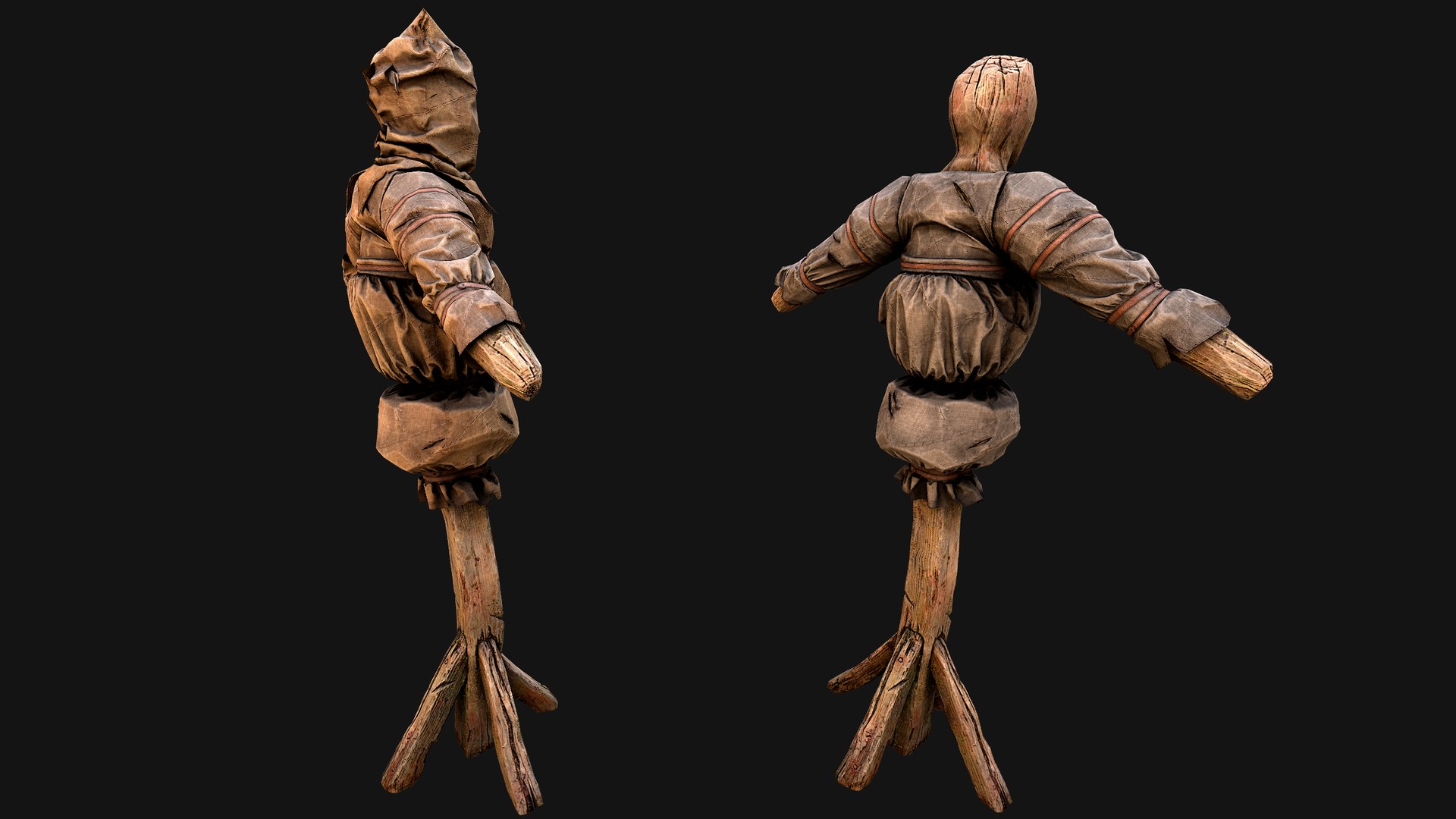 3D Wooden Dummy Medieval Training Camp Environment Model - TurboSquid ...
