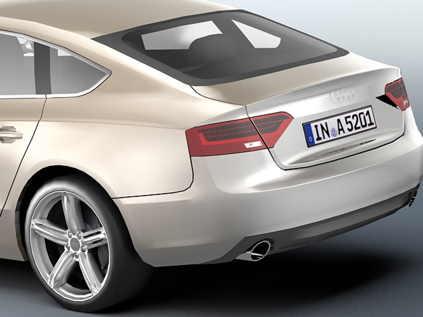3d audi a5 sportback 2012