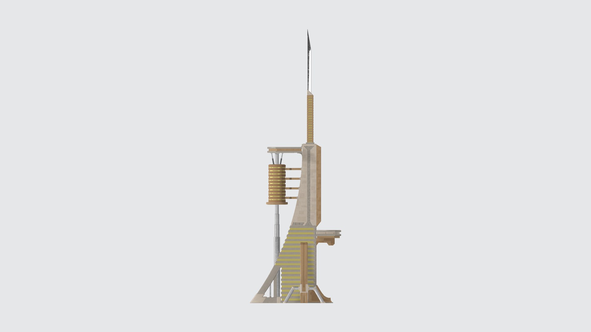 3D Tall Skyscraper Model - TurboSquid 2316495