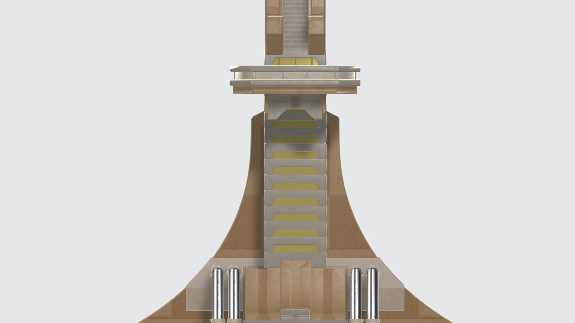 3D Tall Skyscraper Model - TurboSquid 2316495