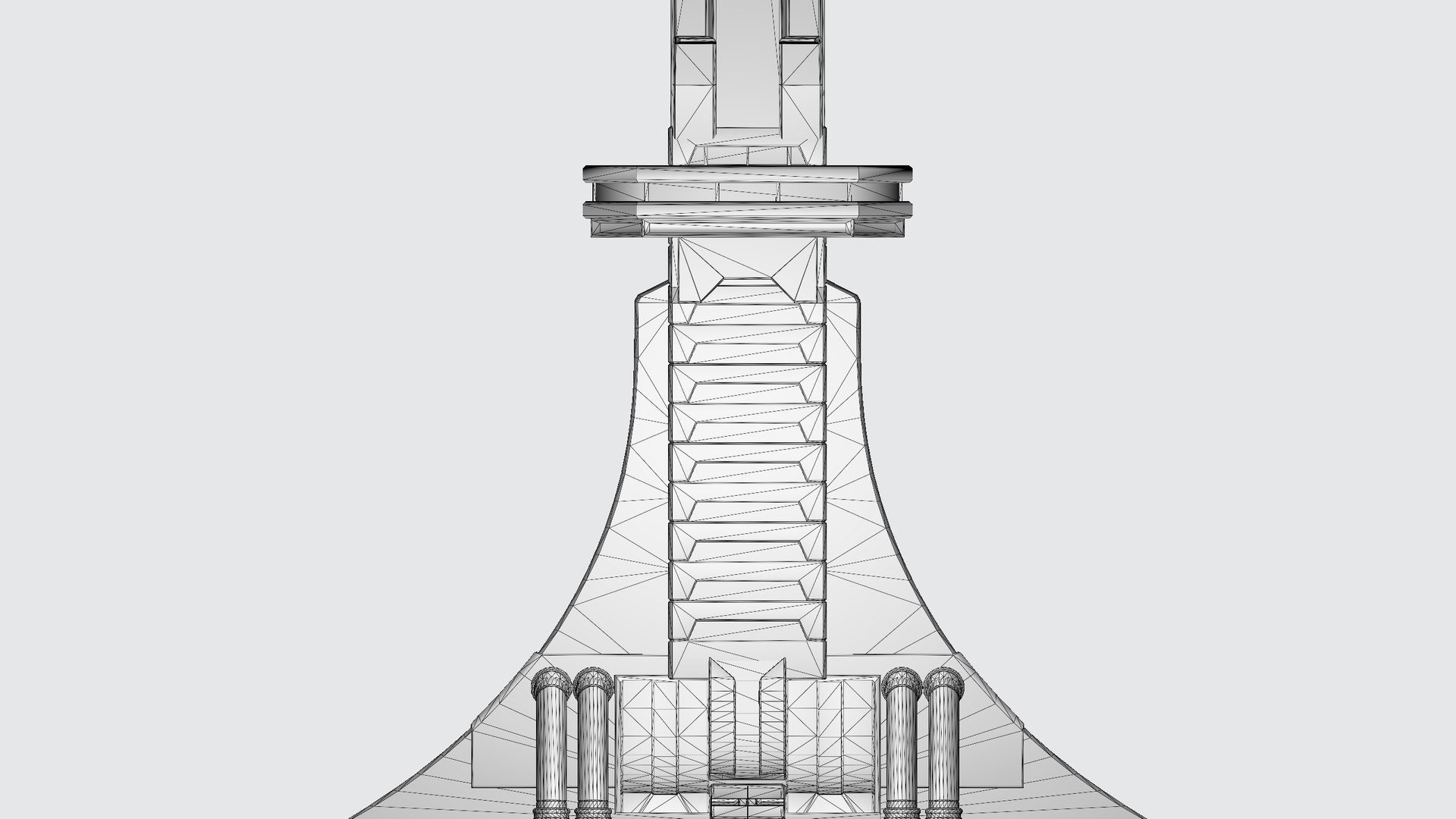 3D Tall Skyscraper Model - TurboSquid 2316495