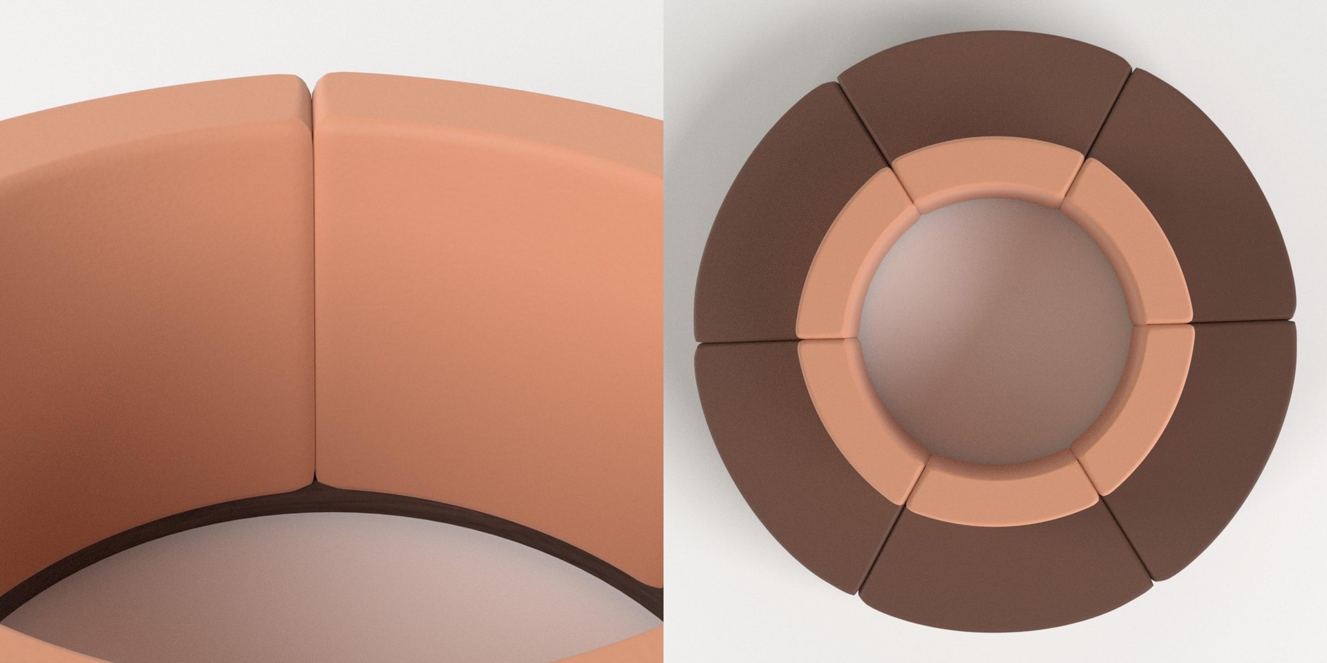 lobby circular couch max