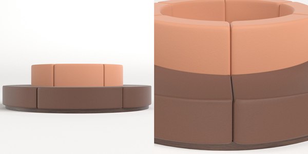 lobby circular couch max