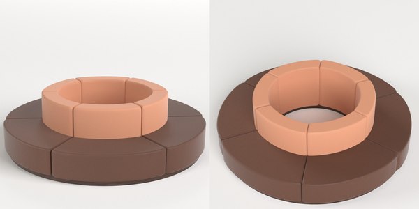 lobby circular couch max