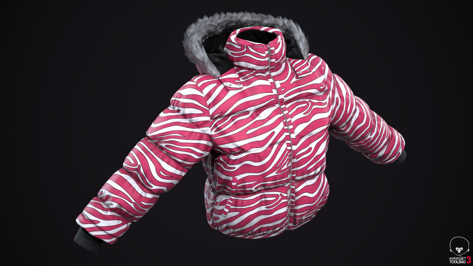 Winter Jacket 3D Model - TurboSquid 1787700