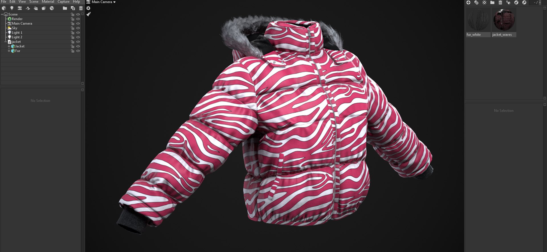 Winter Jacket 3D Model - TurboSquid 1787700