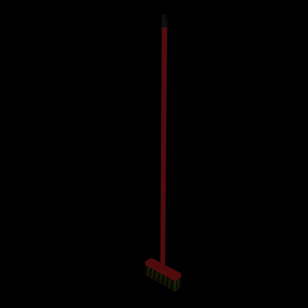 3d Broom Plastic 3 Model