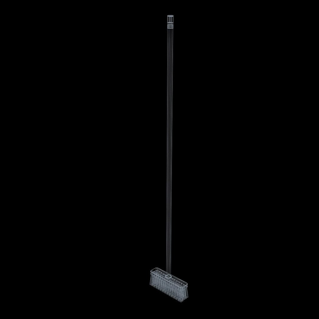 3d Broom Plastic 3 Model