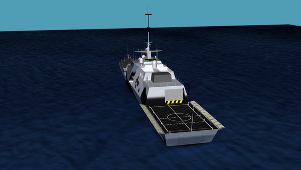 3D Freedom Class Blk 1 LCS-7 USS Detroit model - TurboSquid 1920054