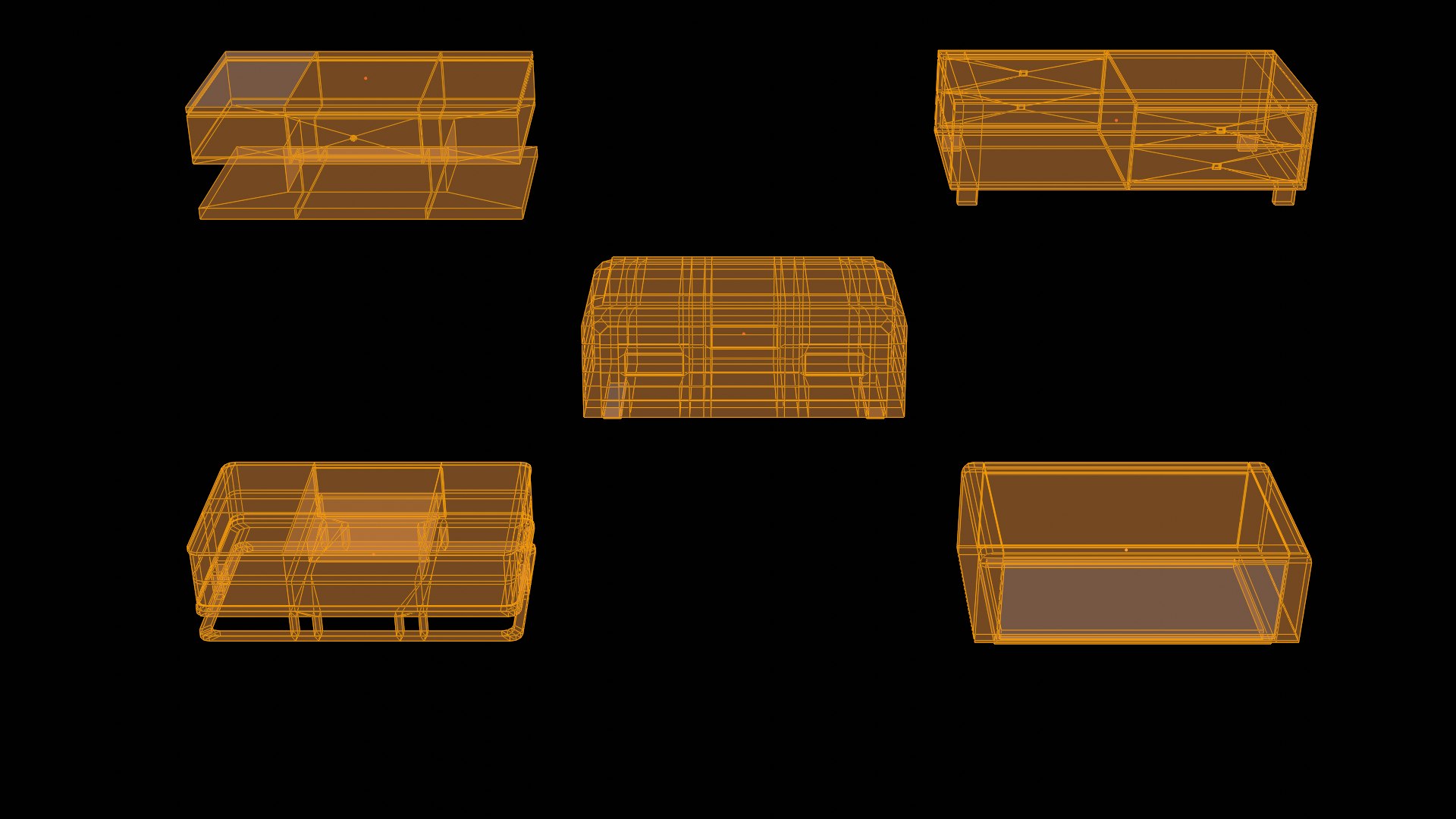 Coffee Tables 3D Model - TurboSquid 2128575