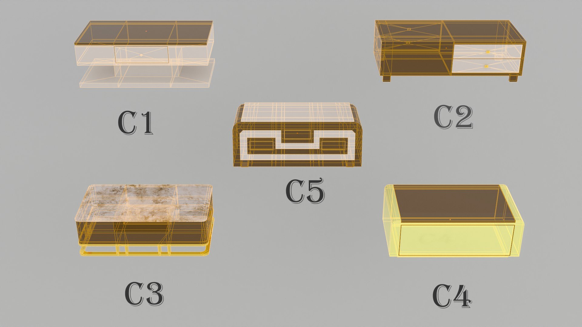Coffee Tables 3D Model - TurboSquid 2128575