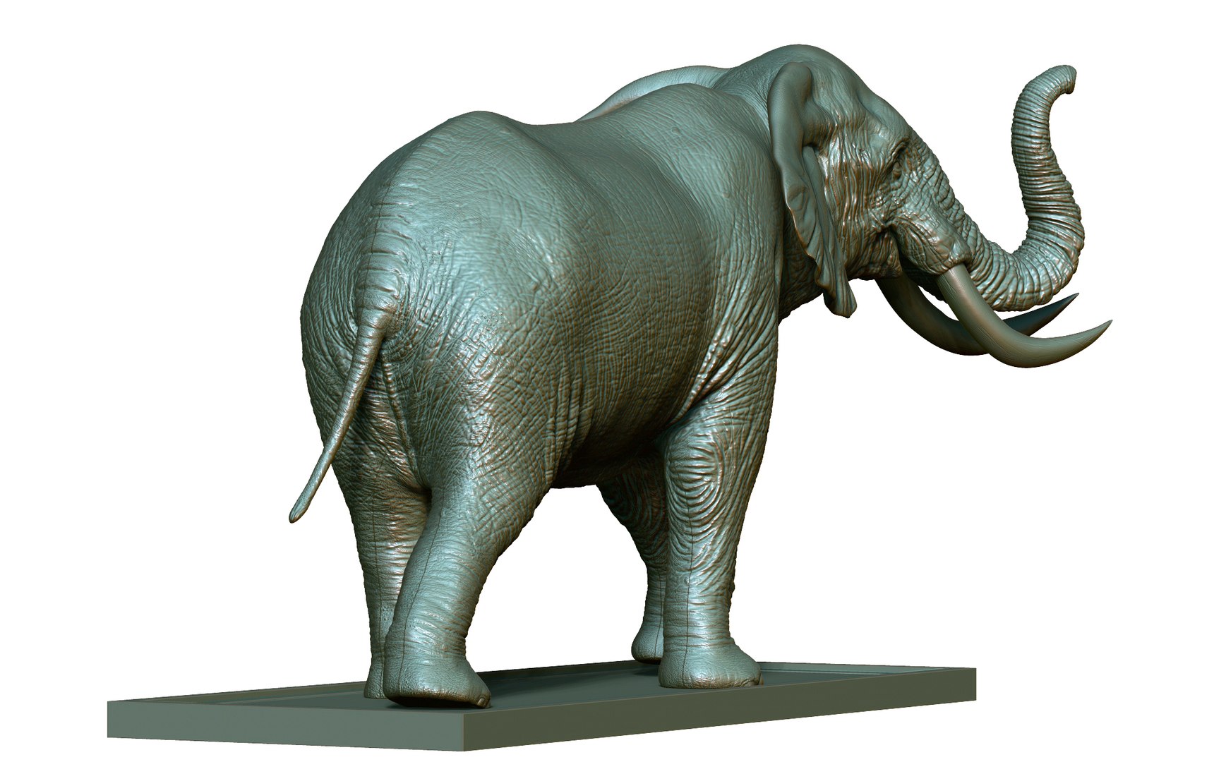 3D Model Elephant Printing - TurboSquid 1478582