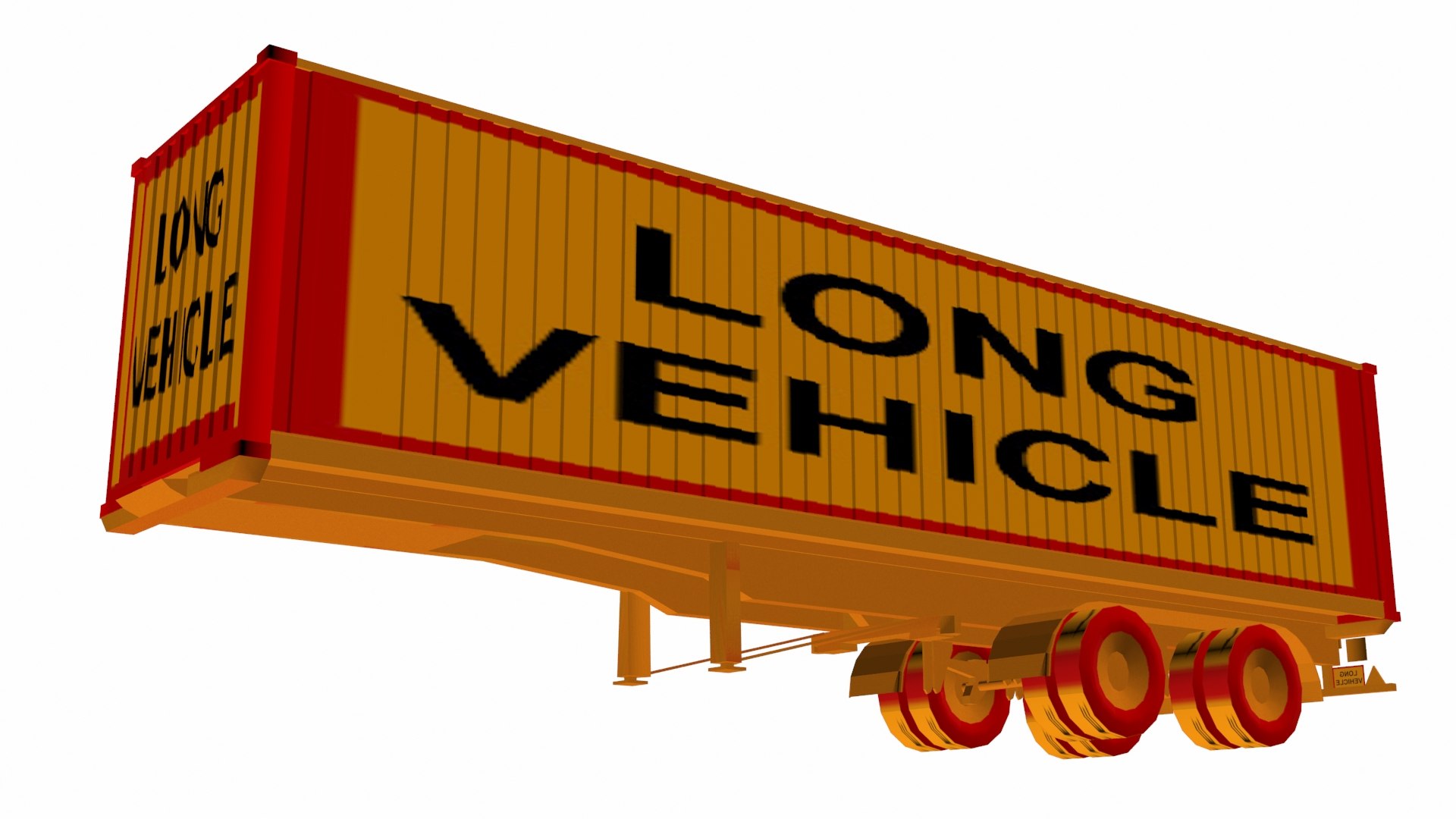 3D long vehicle model - TurboSquid 1672525