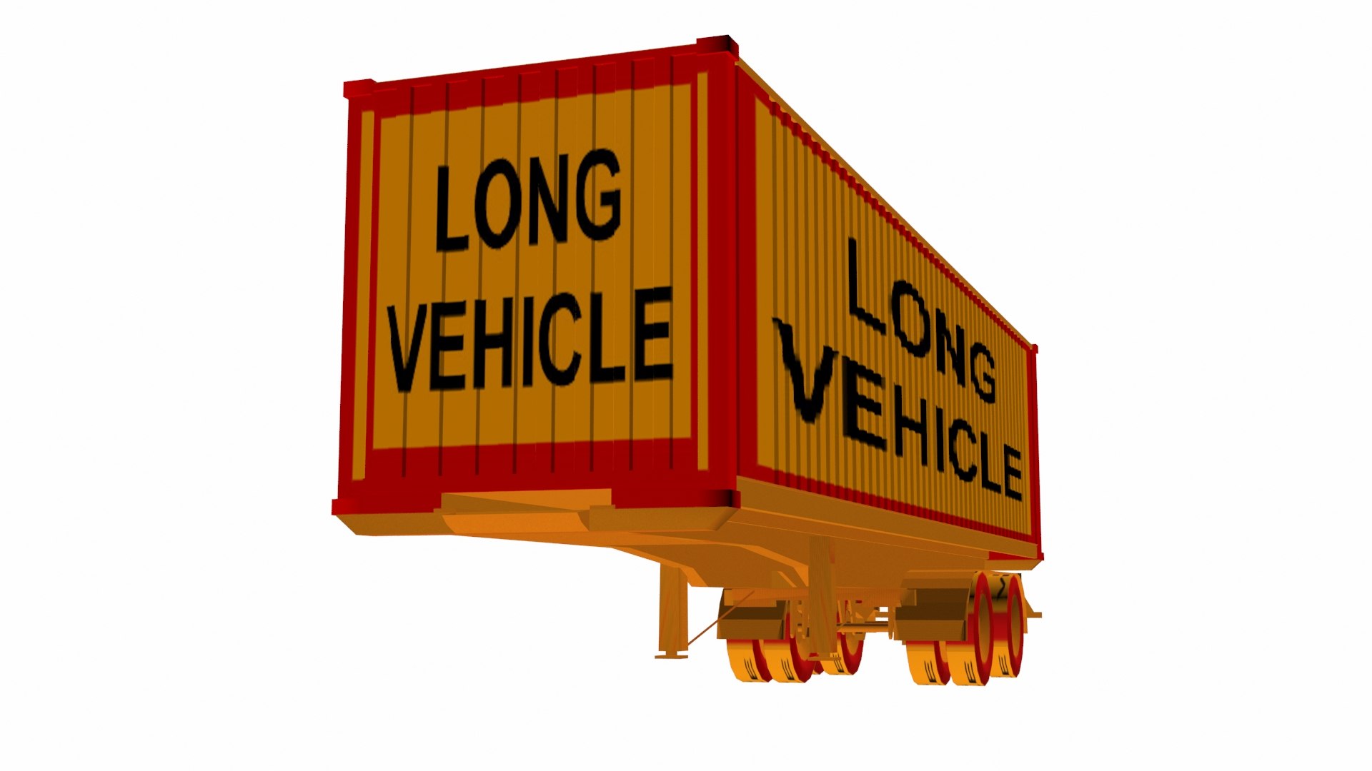 3D long vehicle model - TurboSquid 1672525