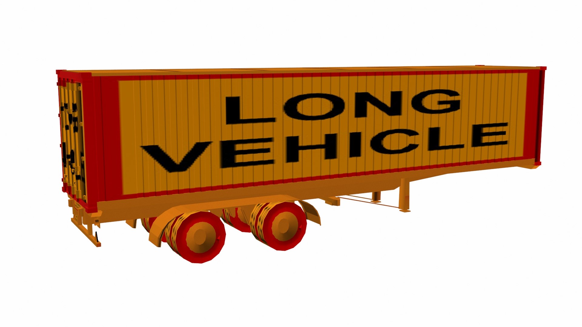 3D long vehicle model - TurboSquid 1672525