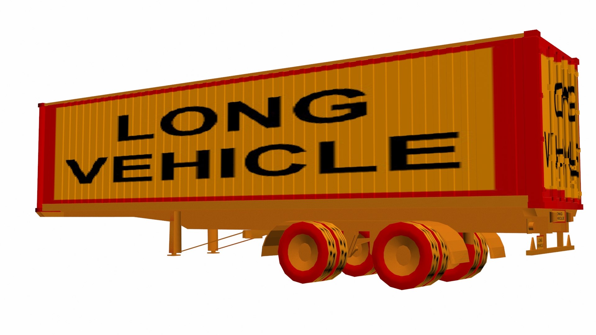 3D long vehicle model - TurboSquid 1672525