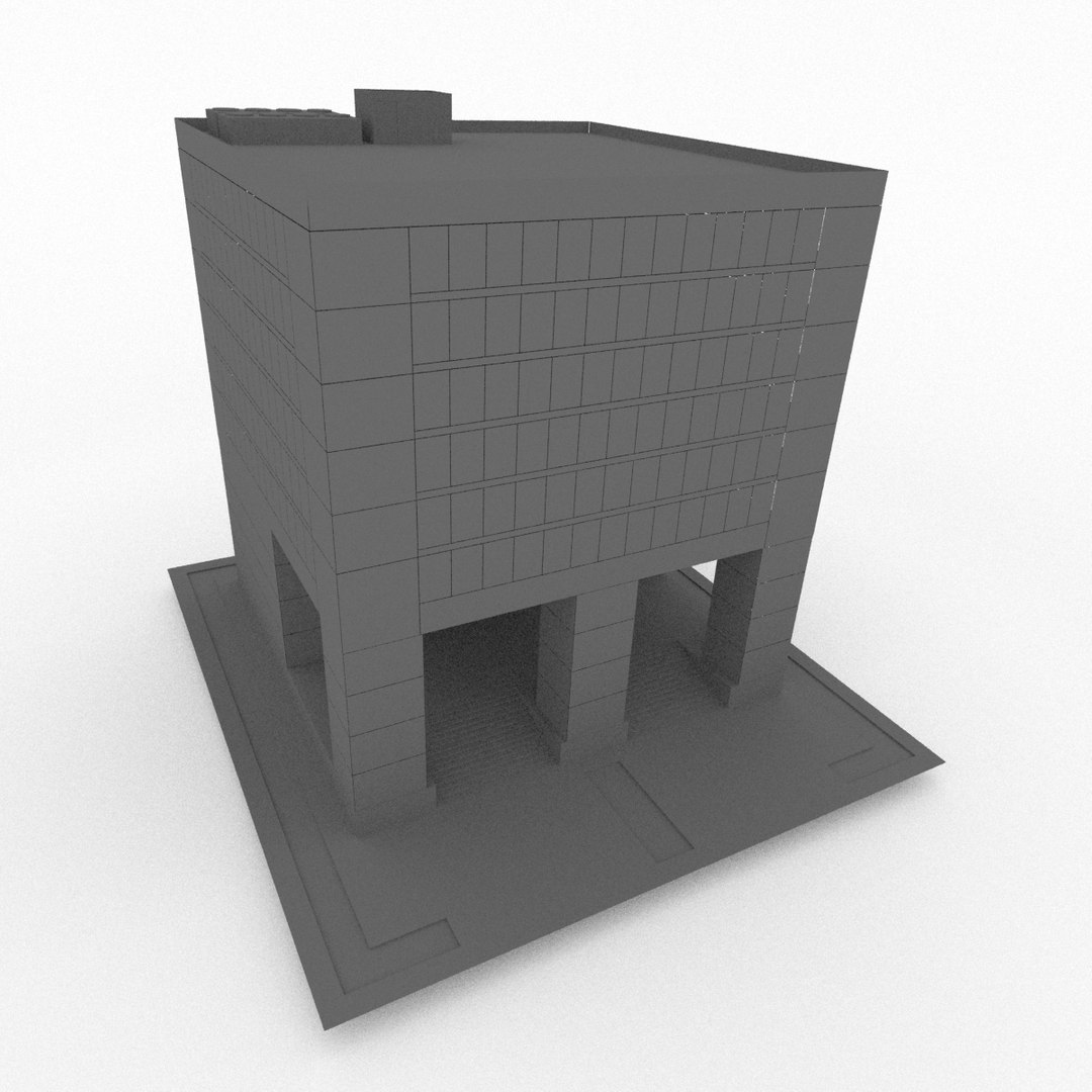 Office Build 30 3d Model