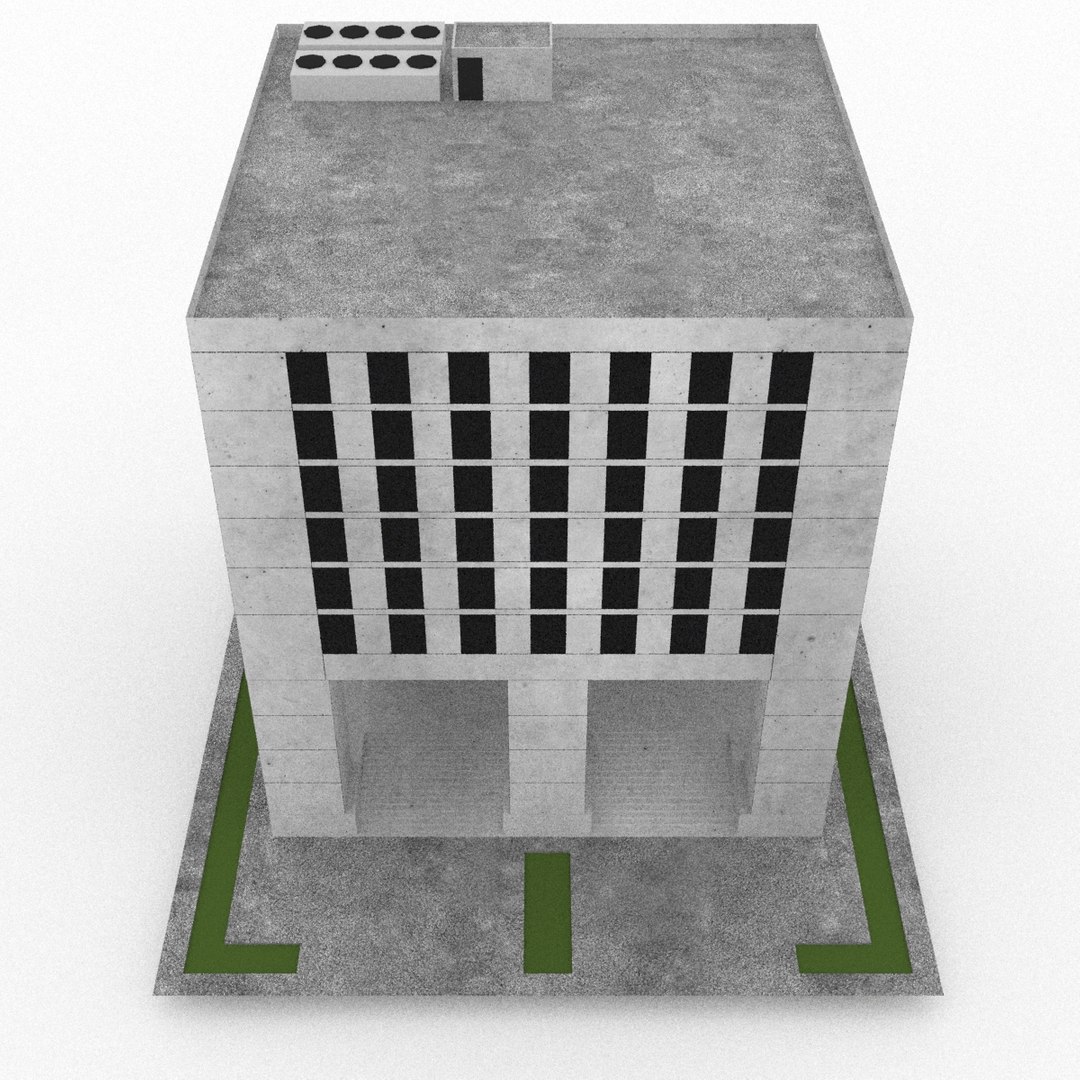 Office Build 30 3d Model