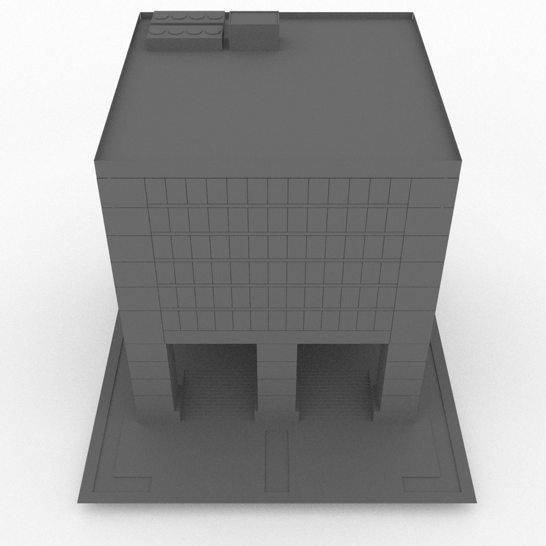 Office Build 30 3d Model