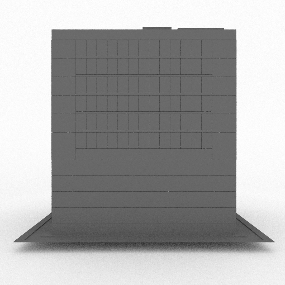 Office Build 30 3d Model