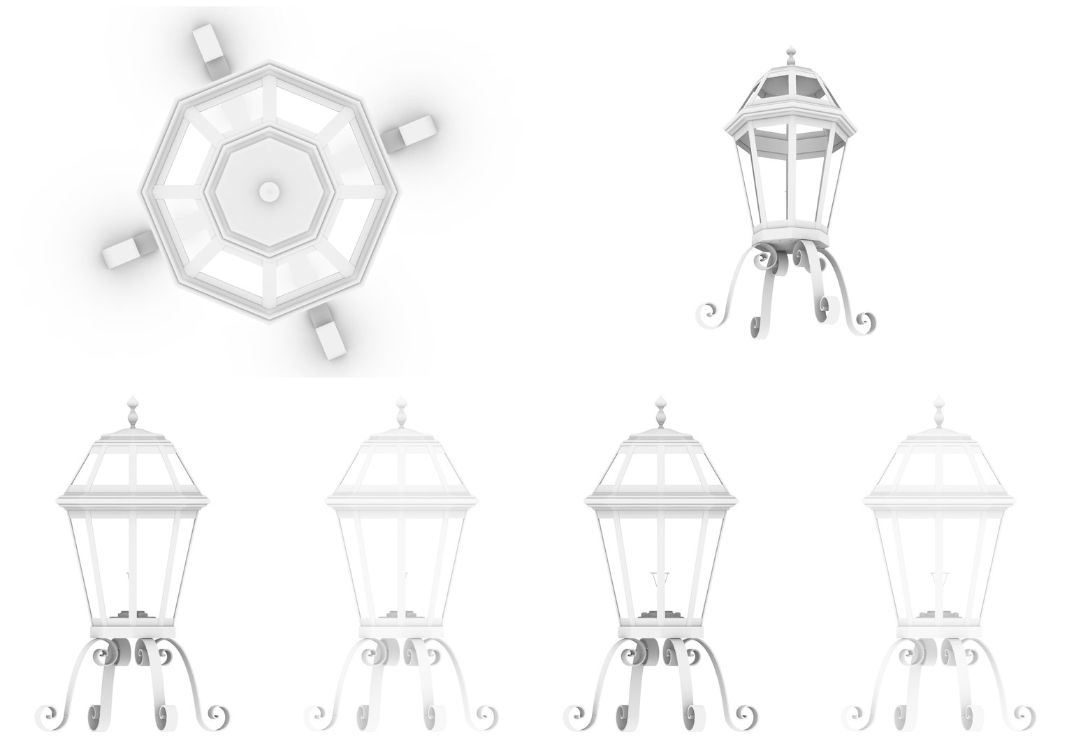 3D lantern 1 - TurboSquid 1591221
