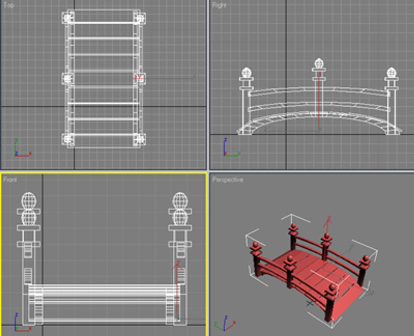 3dsmax Low- Bridge
