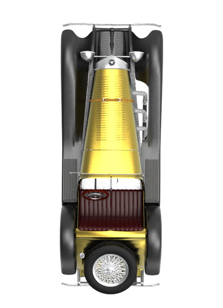 3D Classic Mercedes Benz Ssk Model - TurboSquid 1690785