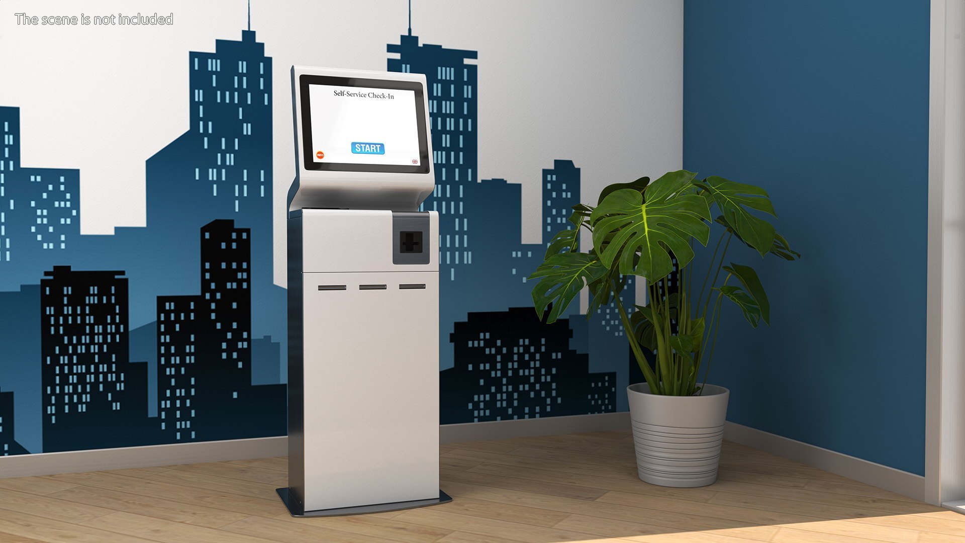 Airport Smart Self Check In Terminals Collection 3D - TurboSquid 2429528
