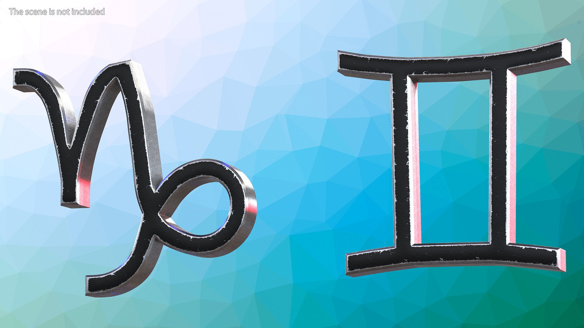 Zodiac Signs Silver Model - TurboSquid 2062936