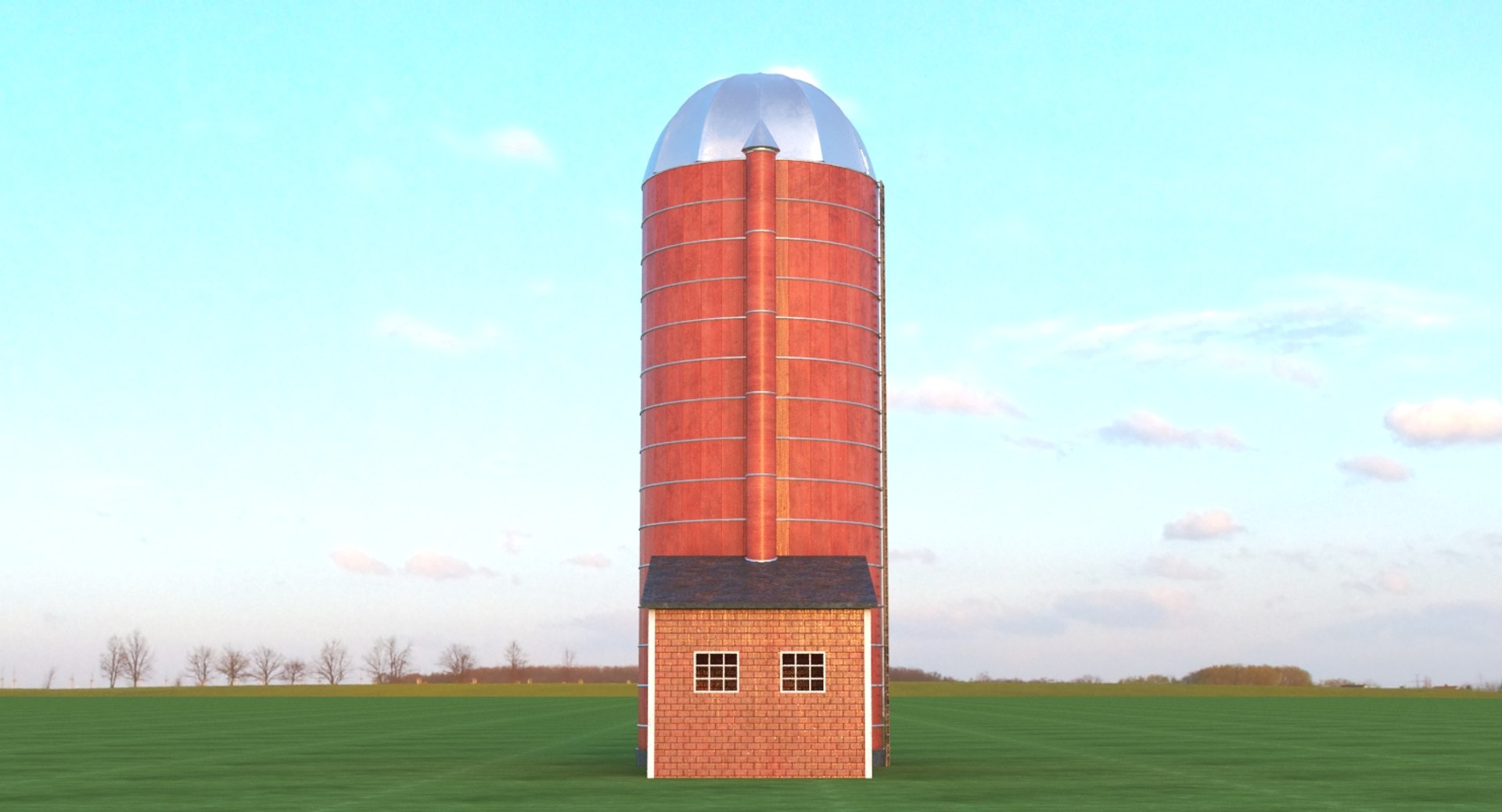 3D Model Farm Silo - TurboSquid 1333908
