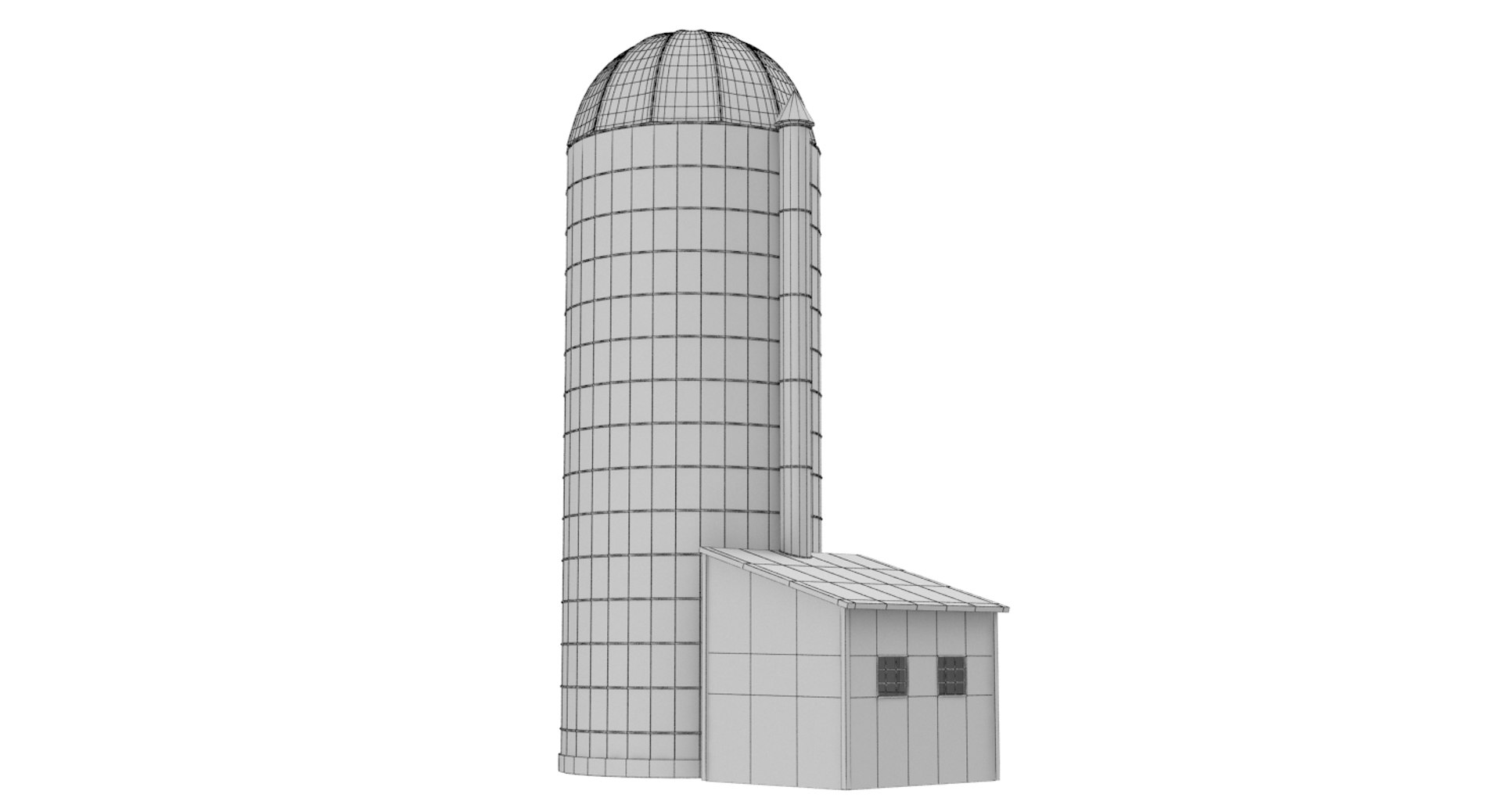 3D Model Farm Silo - TurboSquid 1333908