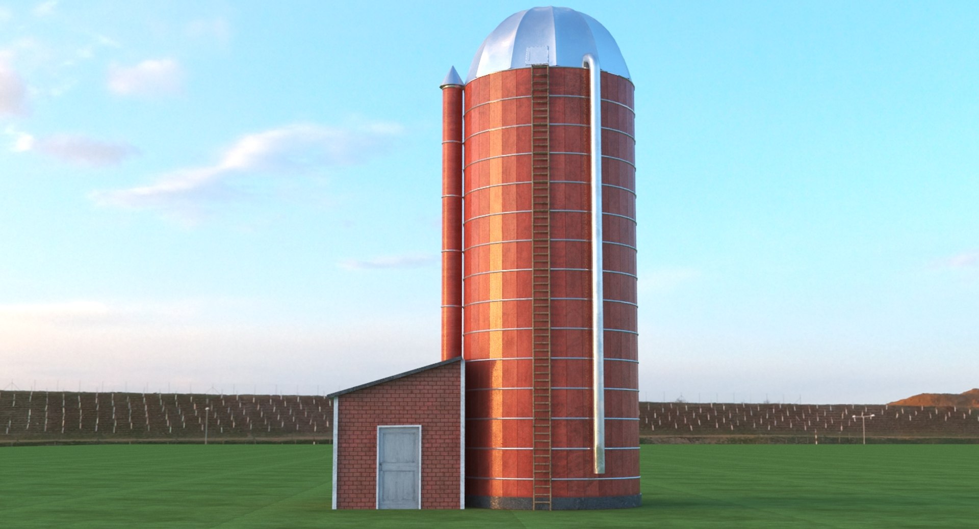 3D Model Farm Silo - TurboSquid 1333908