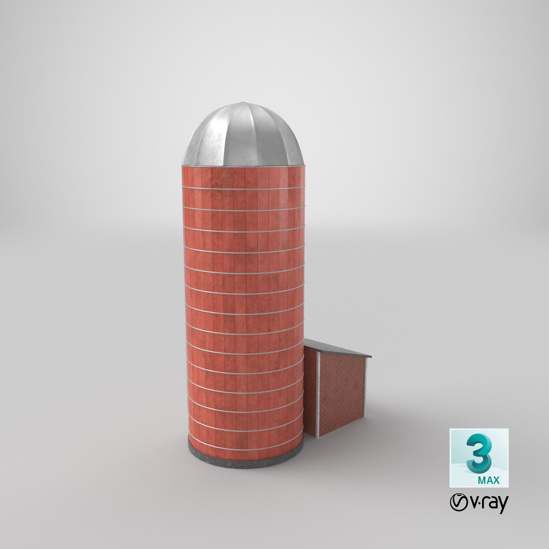 3D Model Farm Silo - TurboSquid 1333908