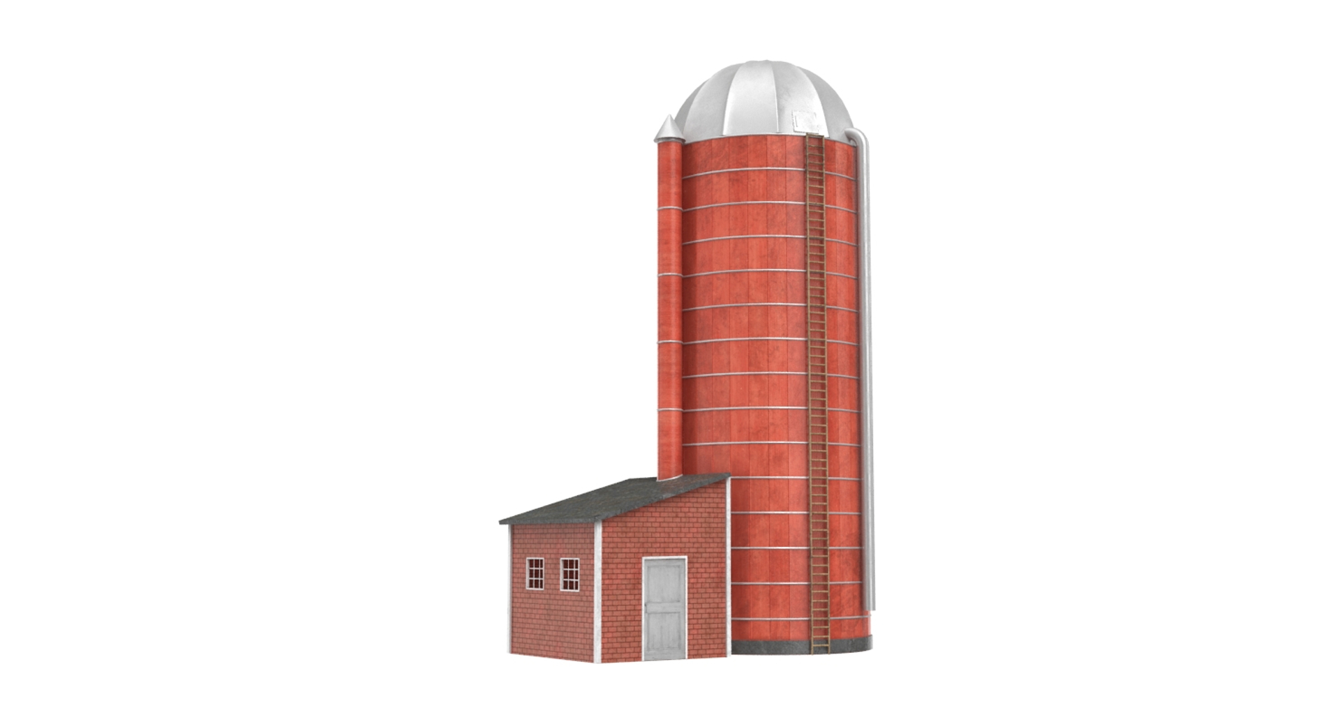 3D Model Farm Silo - TurboSquid 1333908
