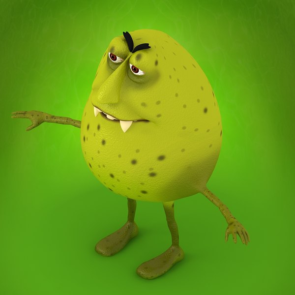 3d model bacteria animation