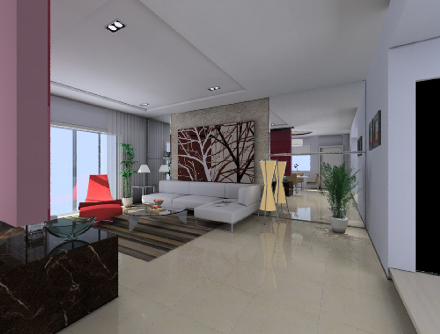 3d model interior design