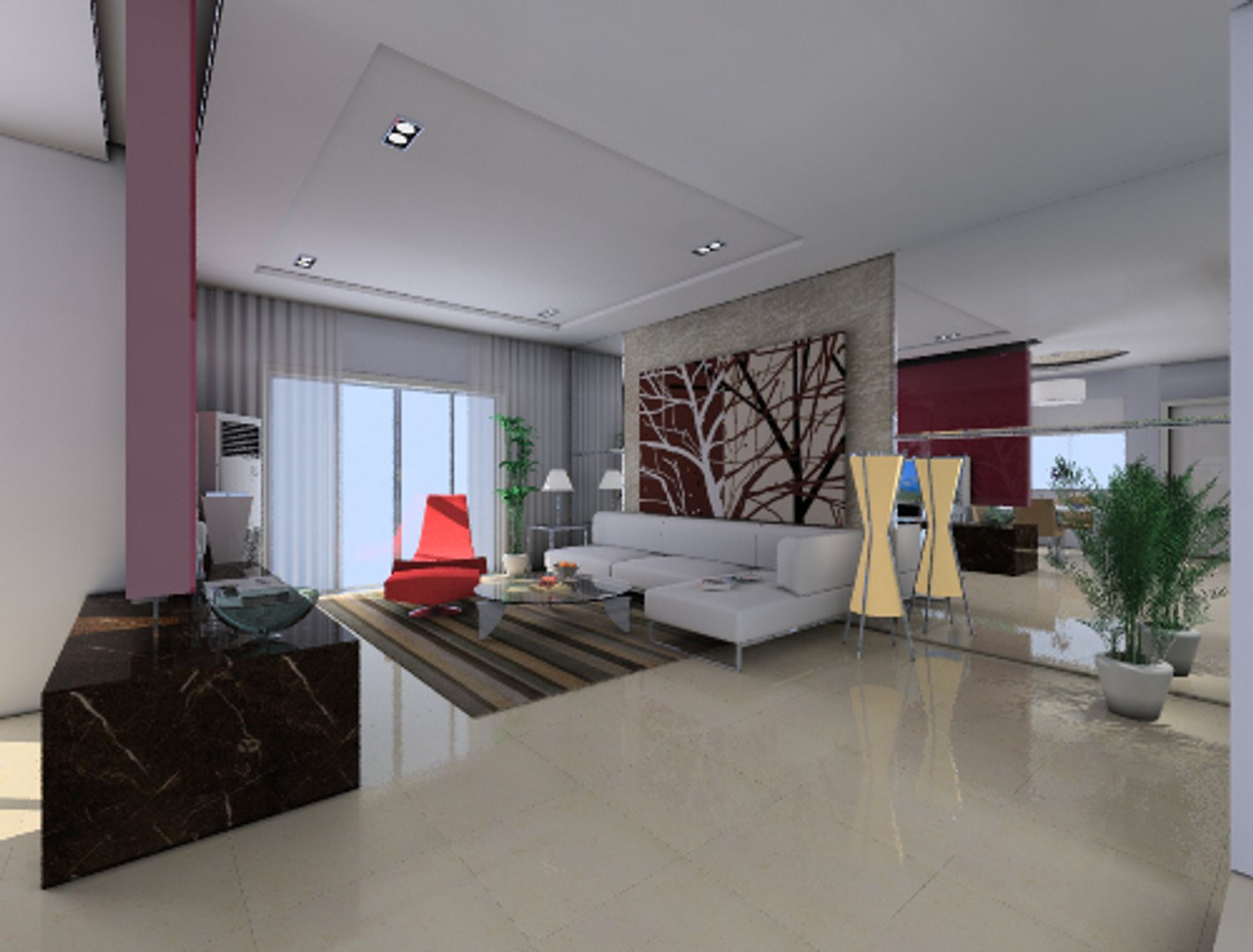 3d model interior design