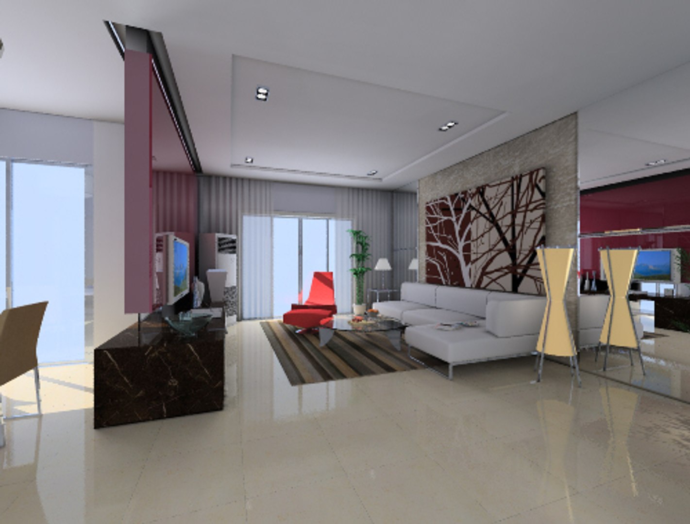 3d model interior design