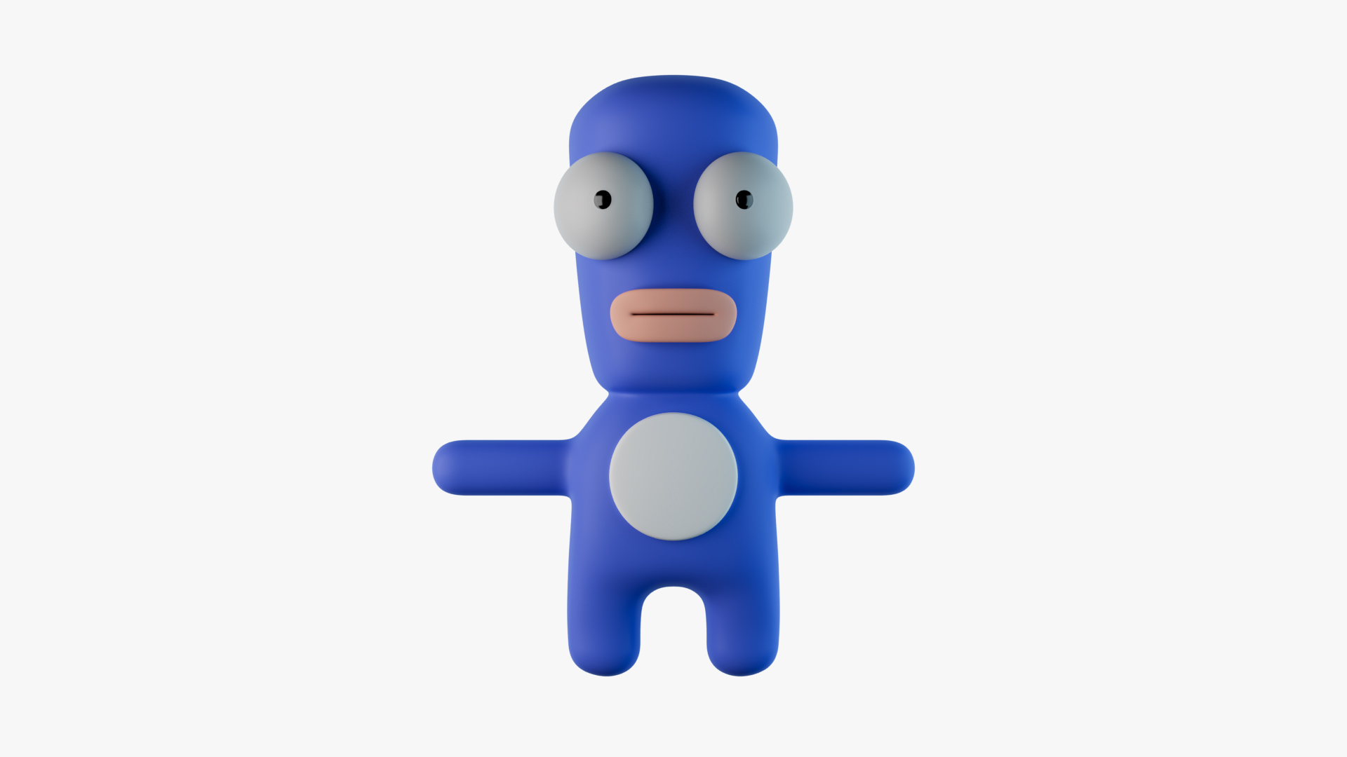 3D Model Dudu Rigged Cartoon Character - TurboSquid 2122519