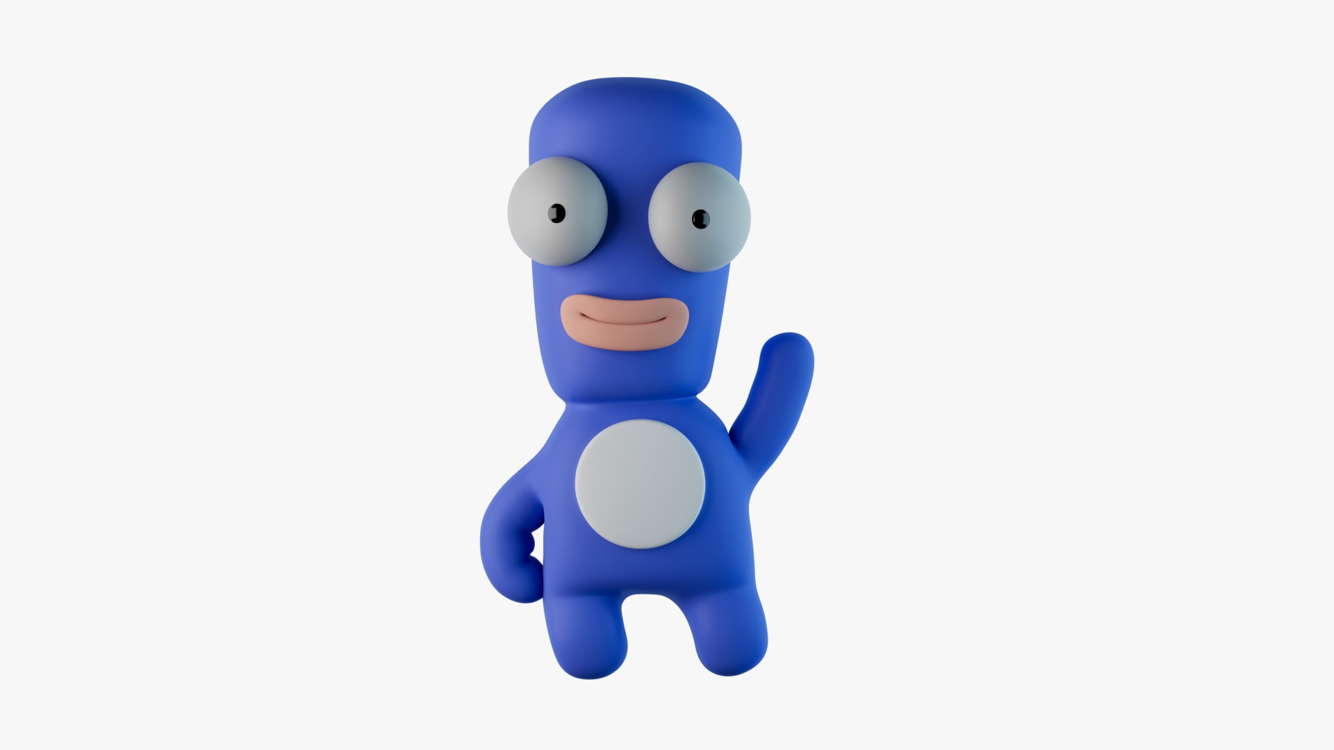 3D Model Dudu Rigged Cartoon Character - TurboSquid 2122519