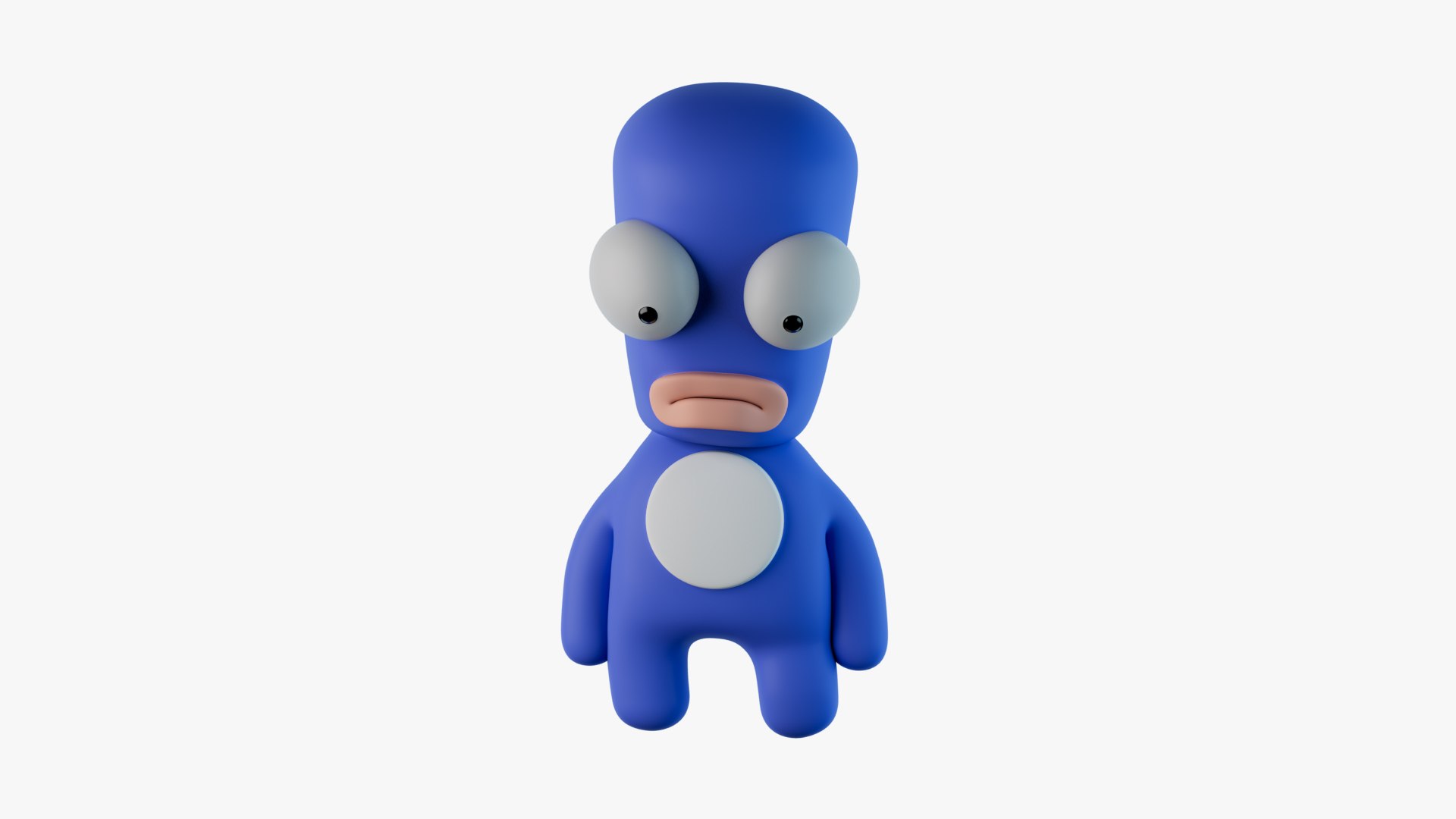 3D Model Dudu Rigged Cartoon Character - TurboSquid 2122519