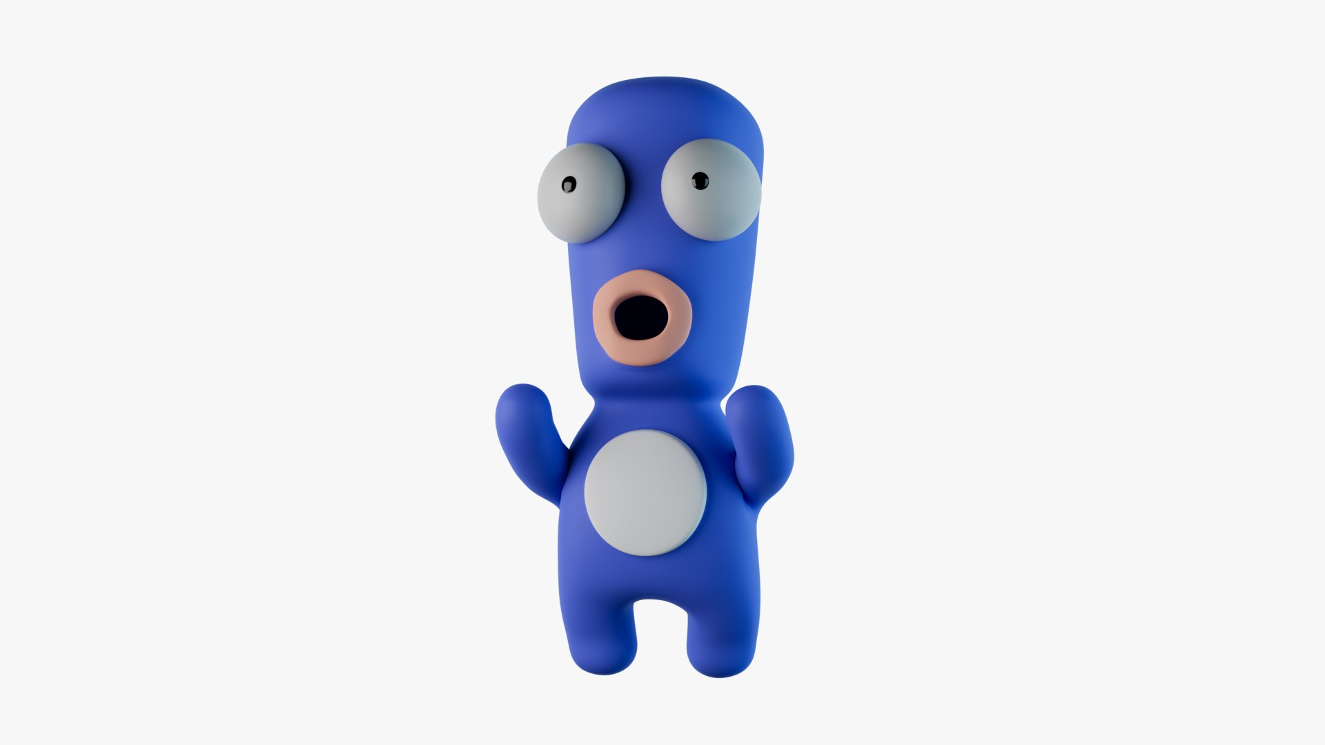 3D Model Dudu Rigged Cartoon Character - TurboSquid 2122519