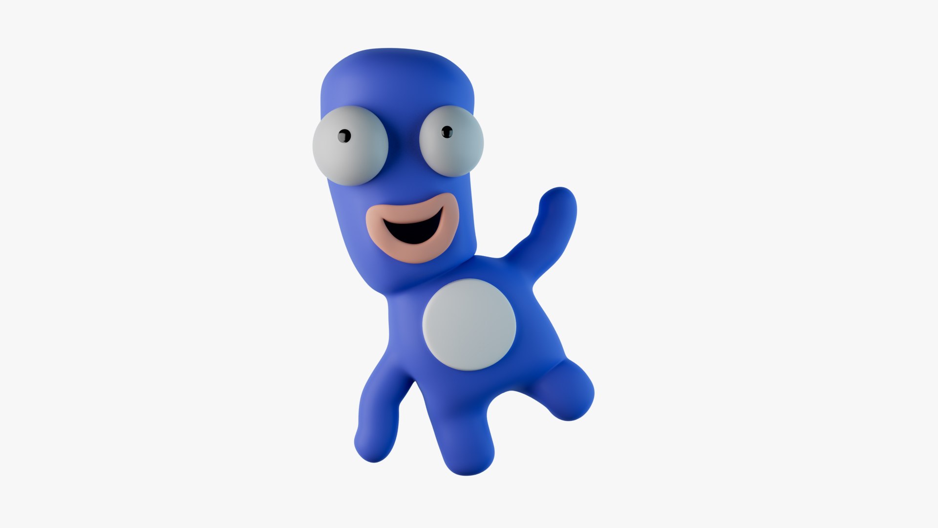 3D Model Dudu Rigged Cartoon Character - TurboSquid 2122519