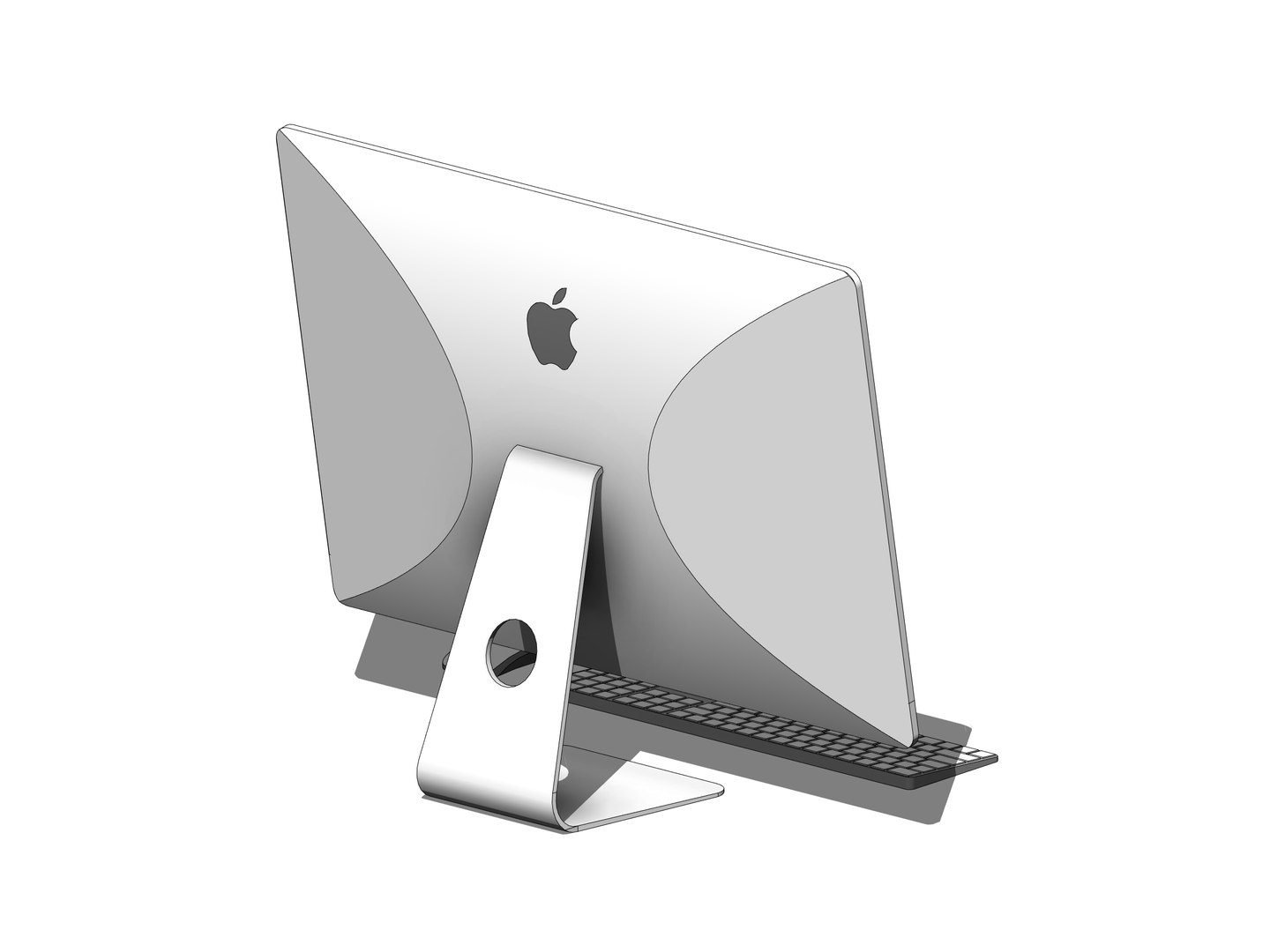 3D Model Apple IMac 27 Workstation - Revit Family - TurboSquid 1918600
