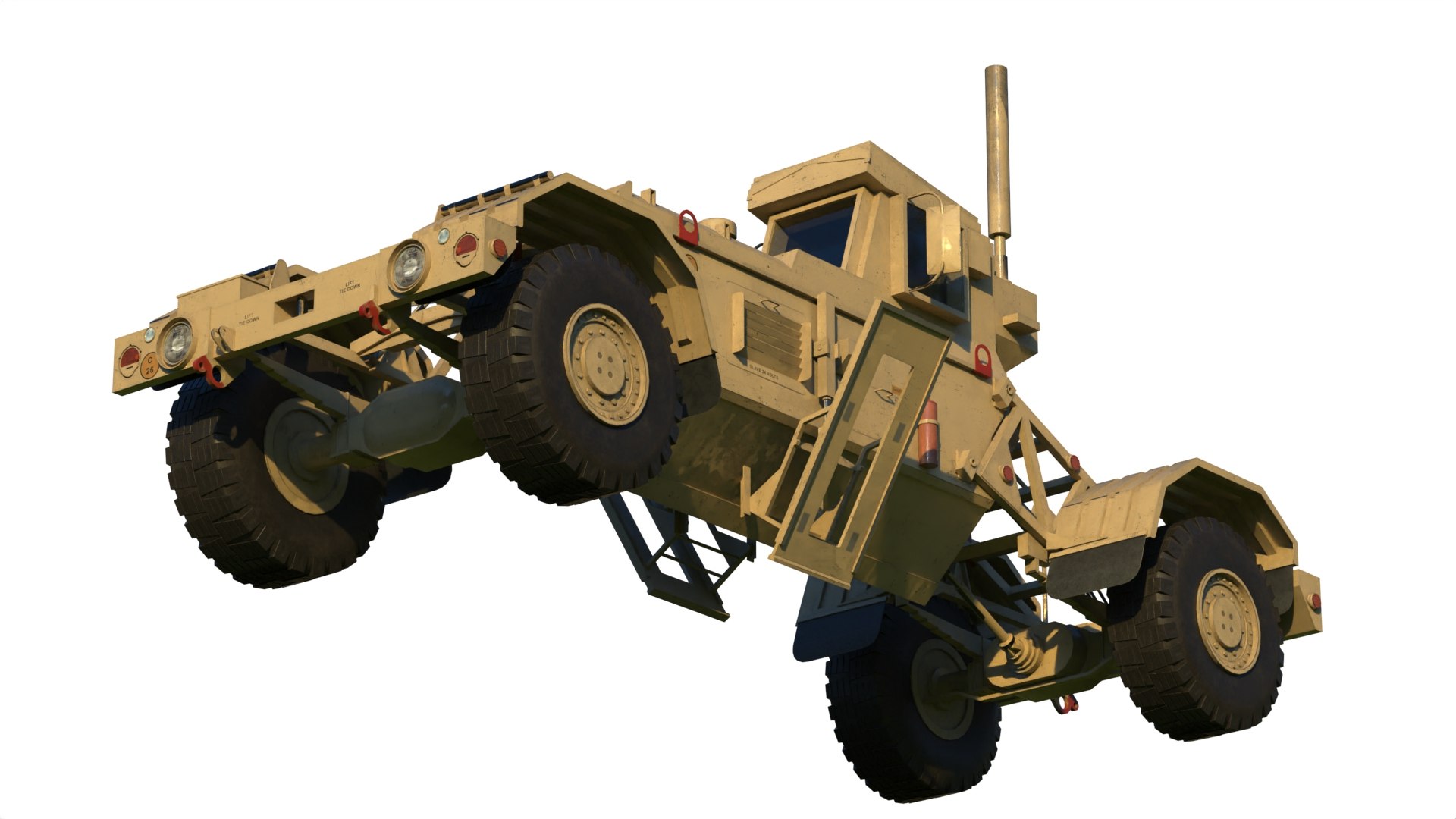 Husky Mine Detection Vehicle 3D Model - TurboSquid 2302025
