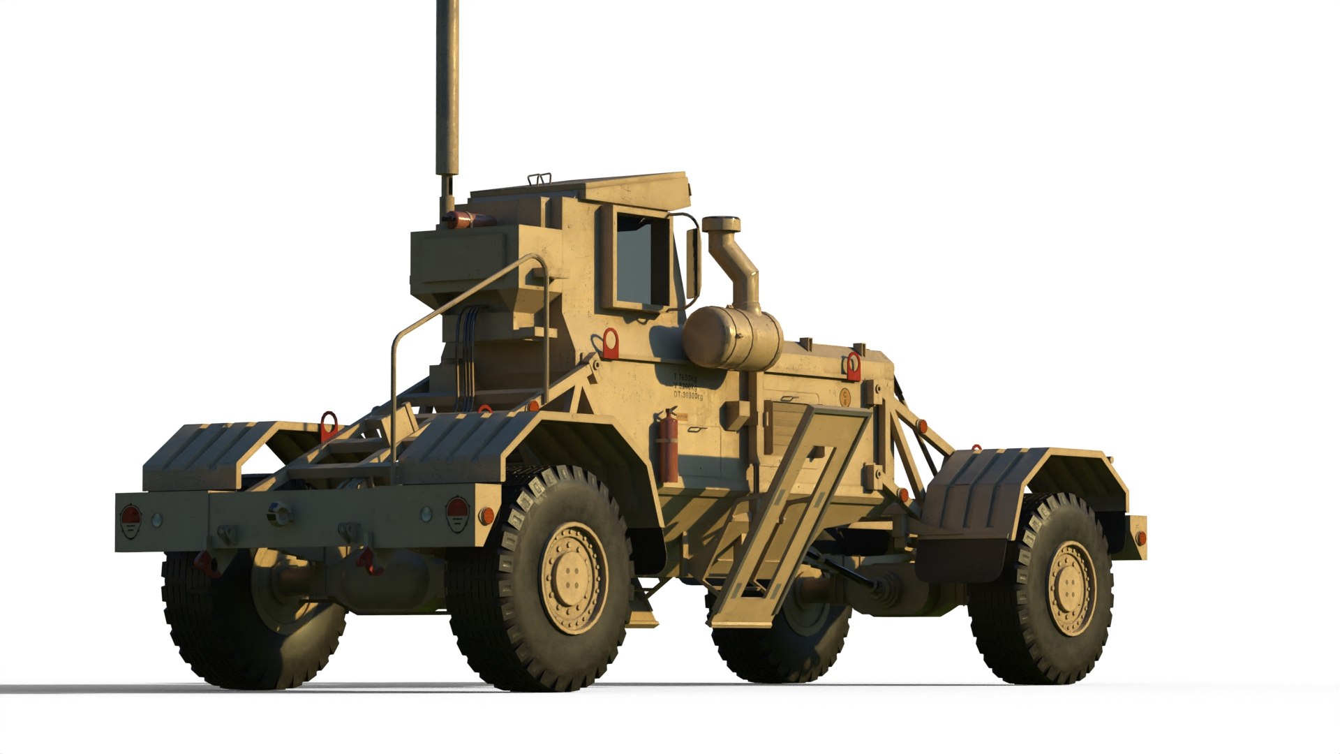 Husky Mine Detection Vehicle 3D Model - TurboSquid 2302025