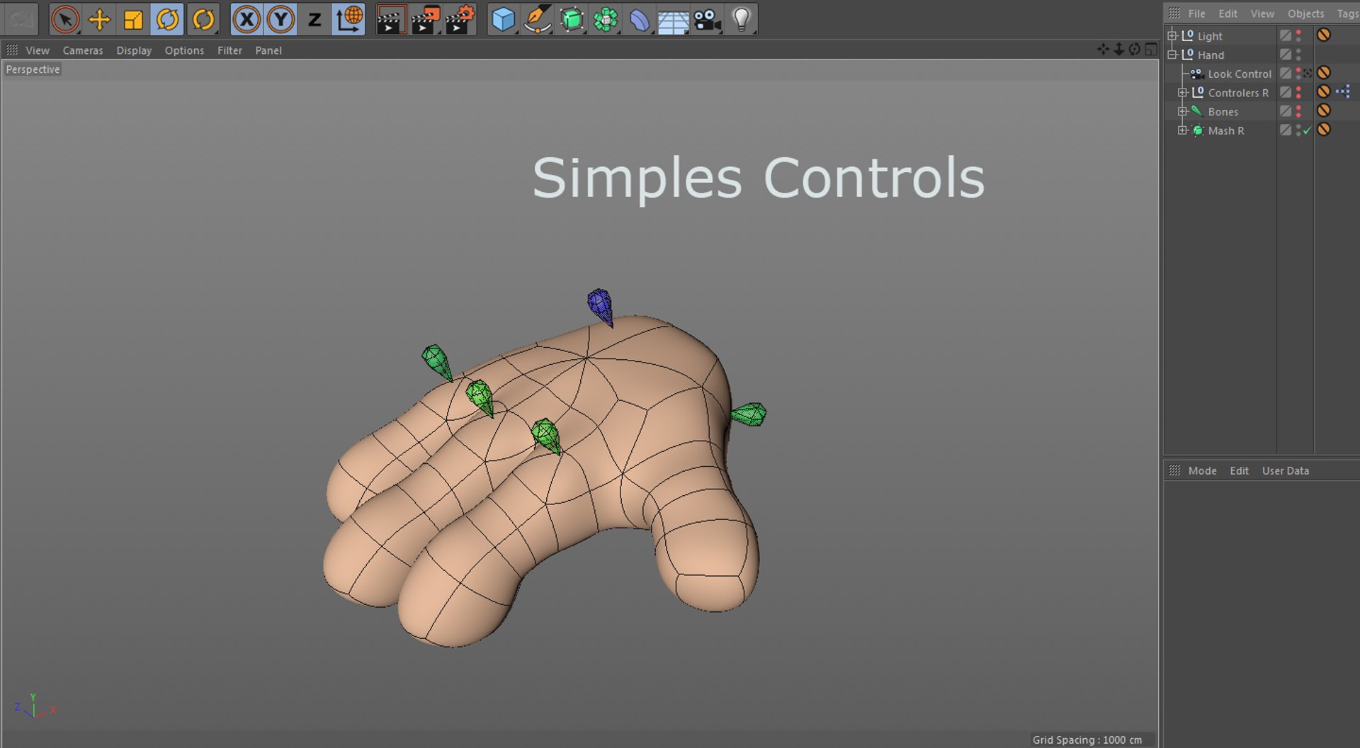 Free 3D Hand Rig Cartoon - TurboSquid 1419273